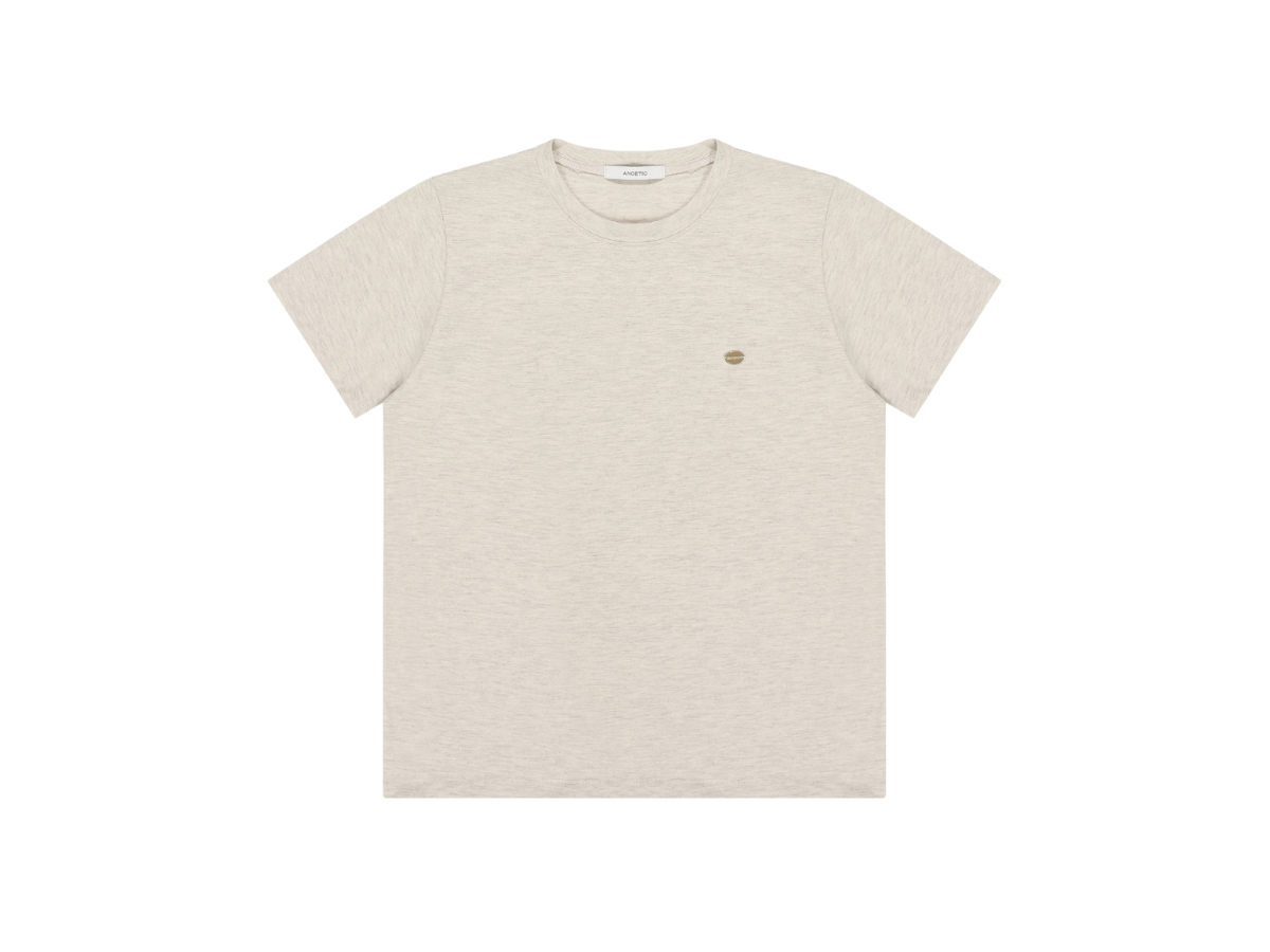 Buy ANOETIC ANC Gold Logo Daily Tee Melange | SASOM