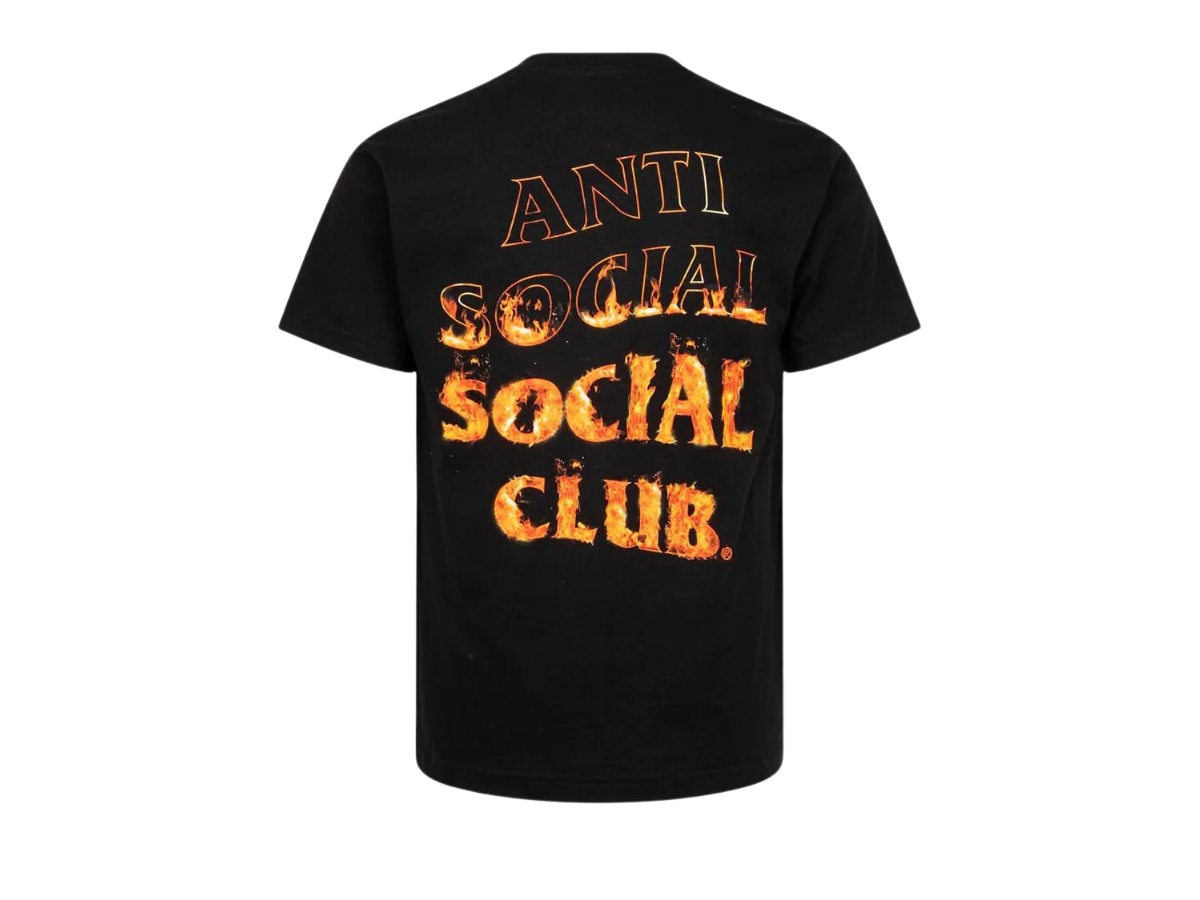 Anti Social Social Club A Fire Inside Tee T-Shirt Black