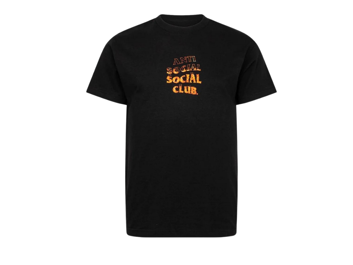 Anti Social Social Club A Fire Inside Tee T-Shirt Black