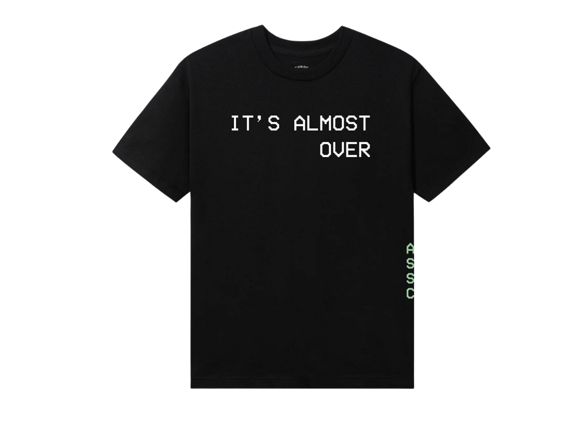 Anti Social Social Club Almost Over Tee Black | ของแท้