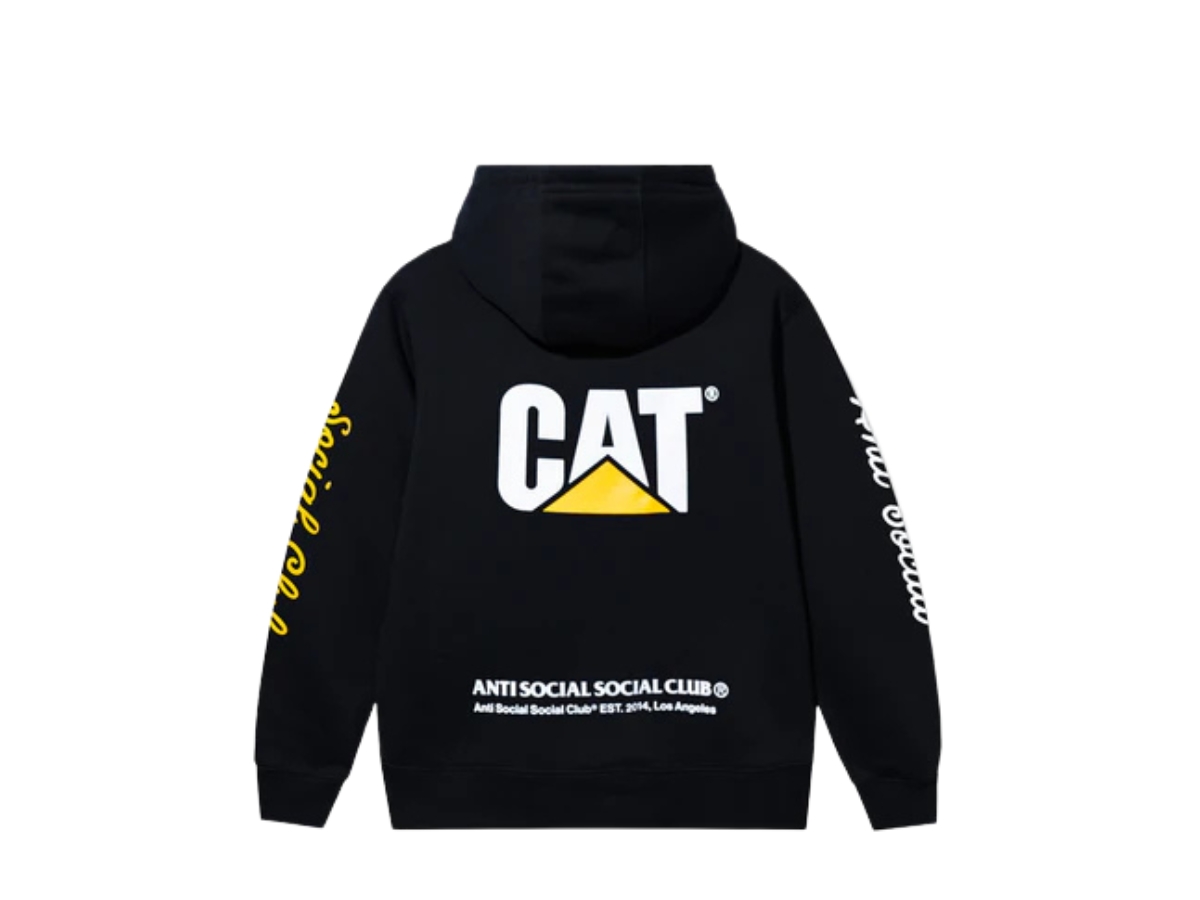 Buy ASSC x Caterpillar Retro Cat Hoodie Black (SS24) | SASOM