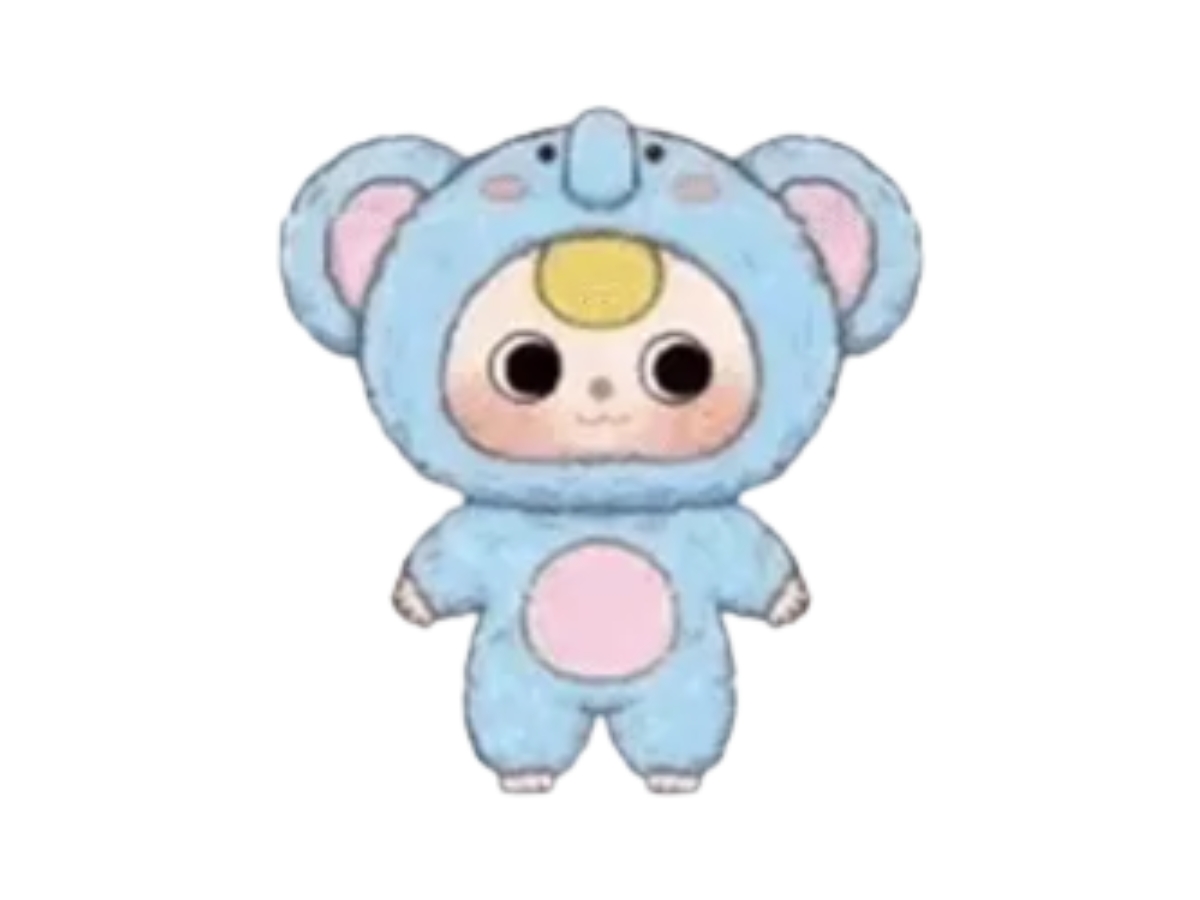 (เช็คการ์ด) Baby Three Blue Elephant (Big Baby Plush Animal Series 400%)