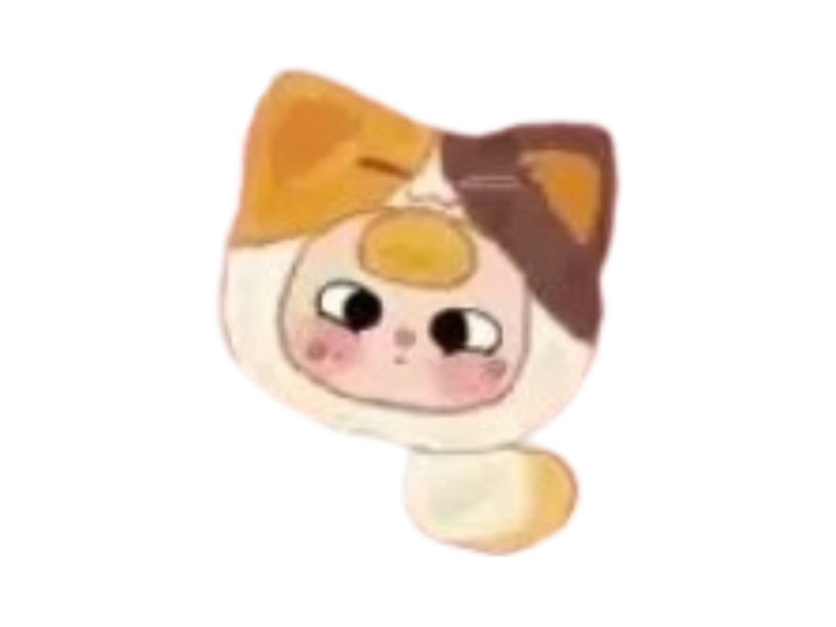 (เช็คการ์ด) Baby Three Calico Cat (Baby Three Fortune Cat Zipper Bag ...