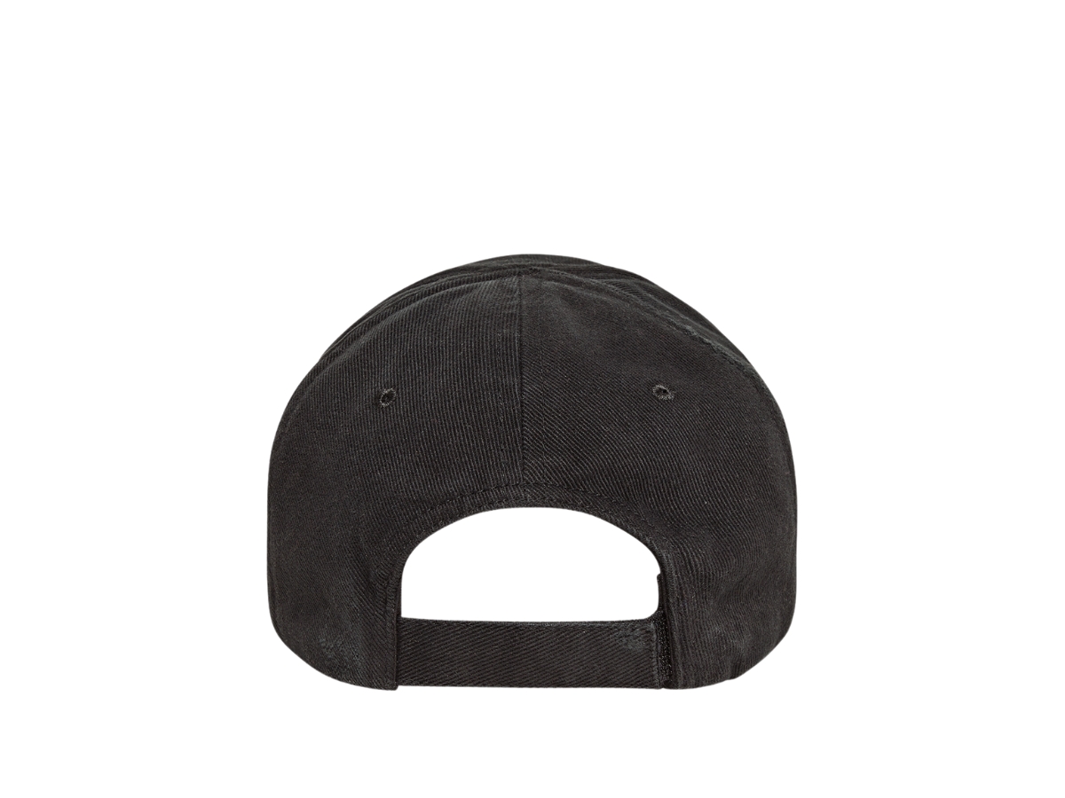 SASOM | เครื่องประดับ Balenciaga Gaffer Cap In Black Cotton Drill เช็ค ...