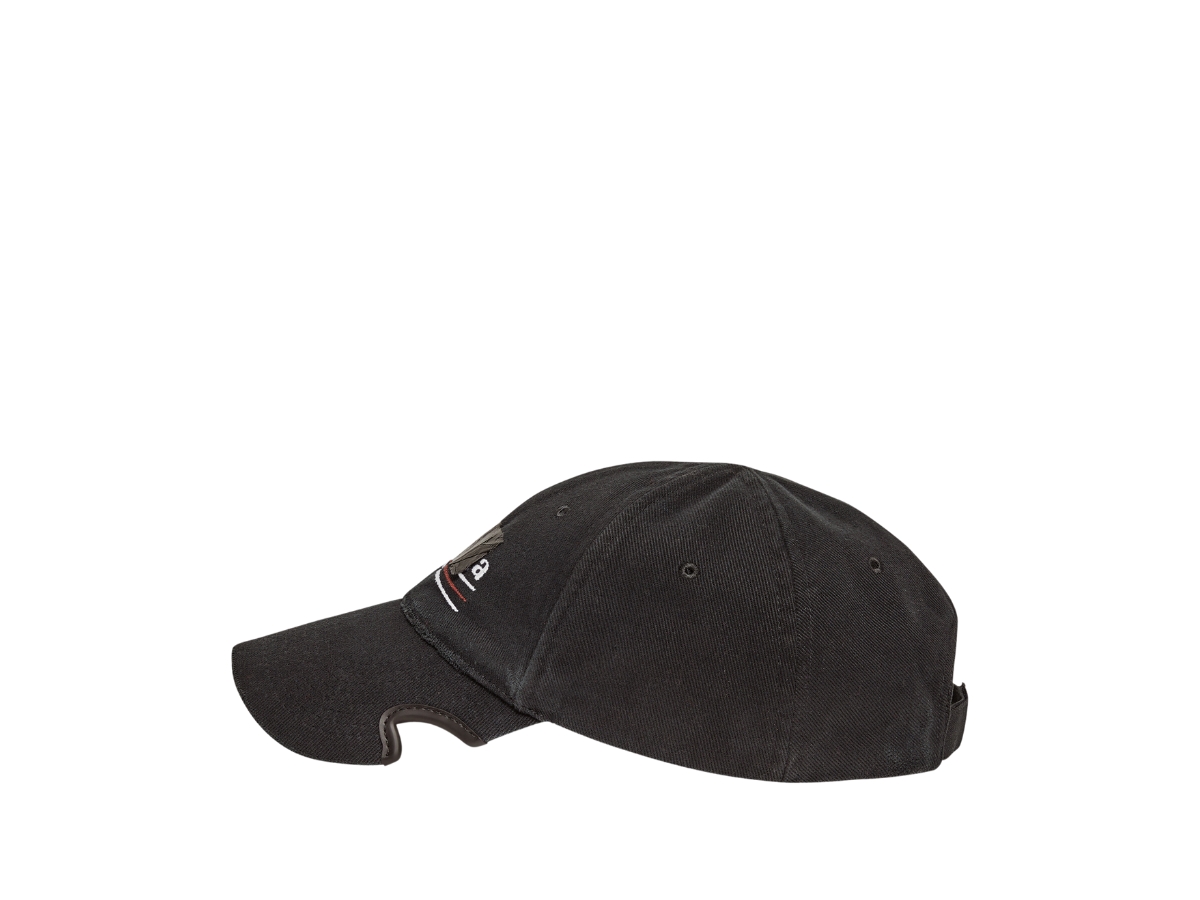 SASOM | เครื่องประดับ Balenciaga Gaffer Cap In Black Cotton Drill เช็ค ...