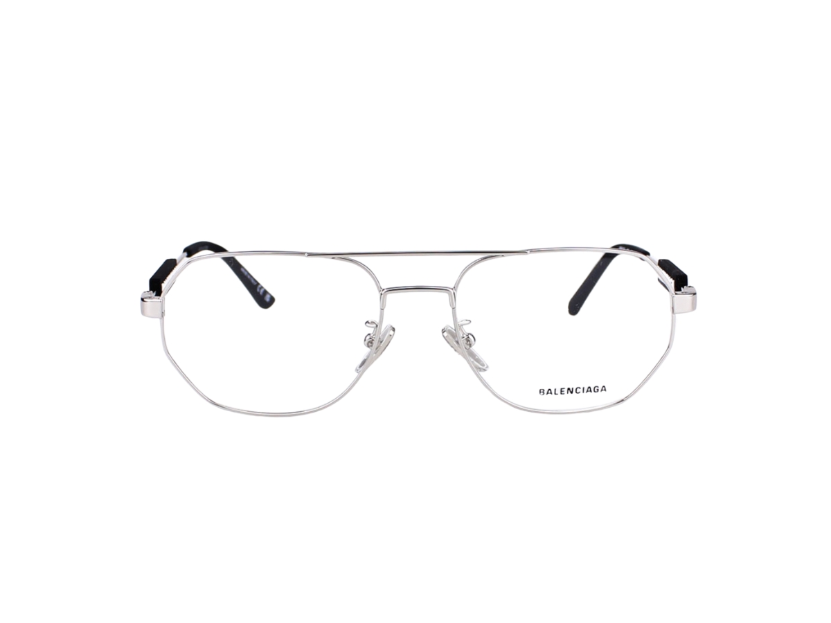Balenciaga Sunglasses In Metal Acetate Frame With Demo Lenses