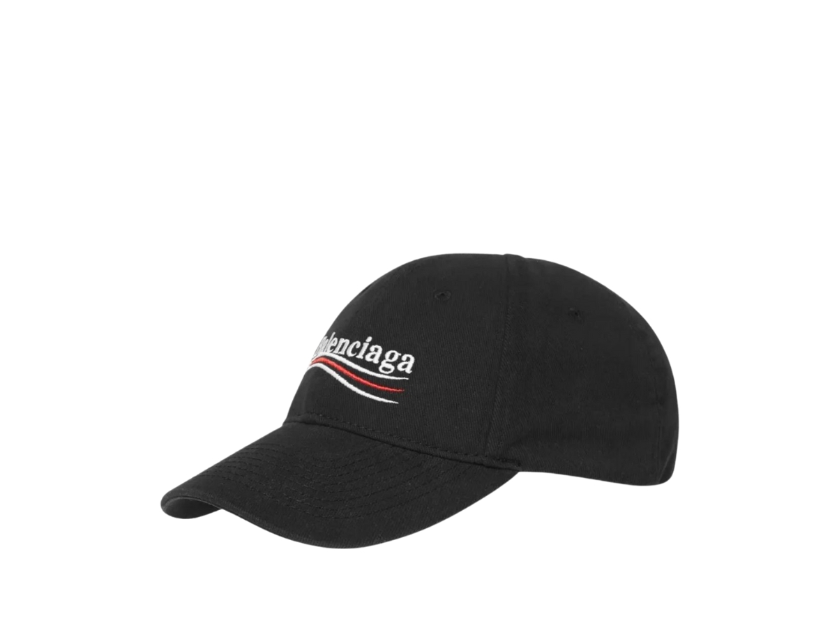 Buy Balenciaga Wave Logo Cap Black and White | SASOM