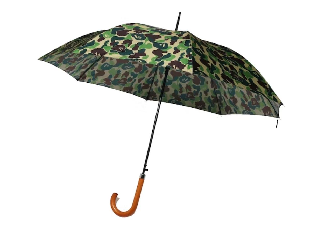 BAPE ABC Camo Umbrella Green Shop Authentic at SASOM