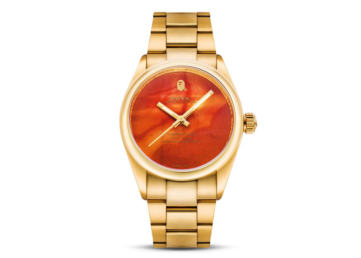 Buy BAPE Bathing Ape Type 7 Bapex Watch Gold/Orange | SASOM