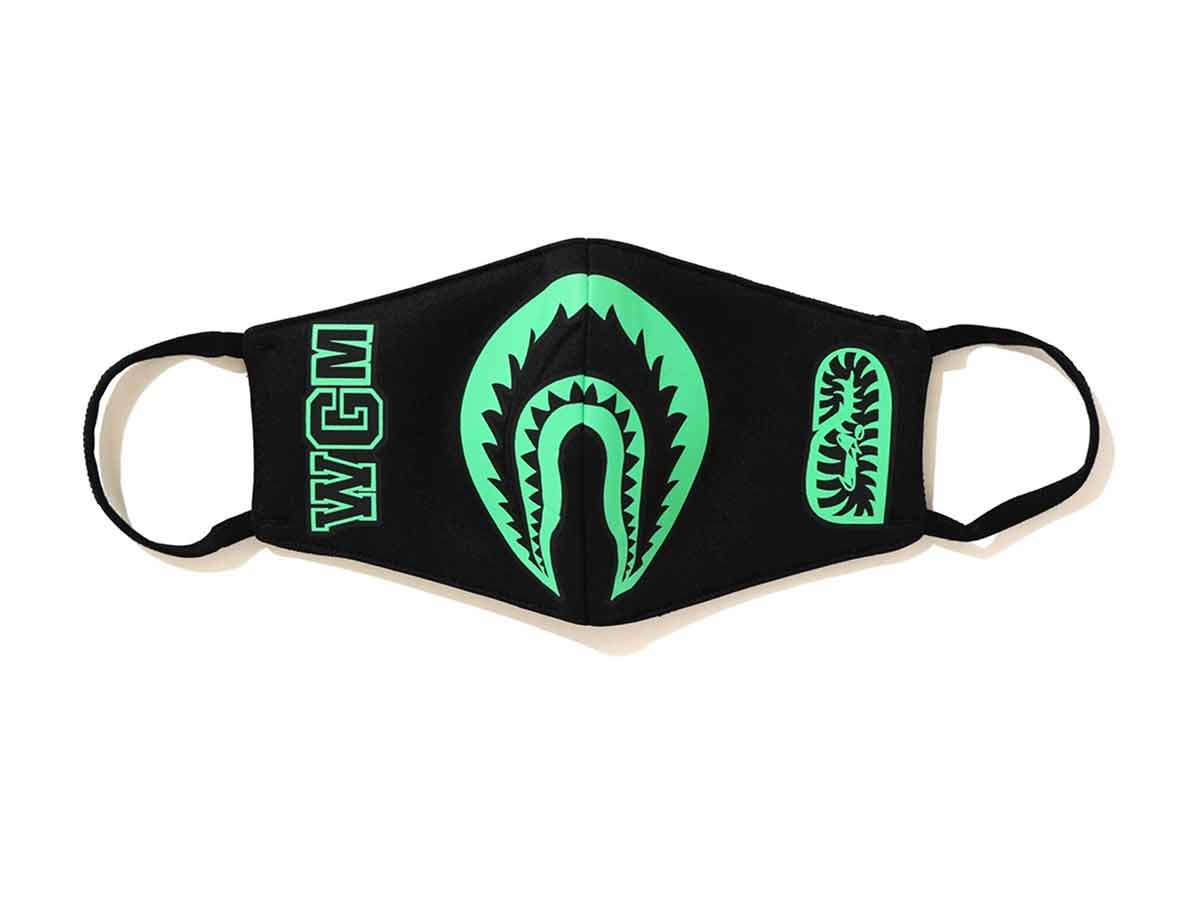 ช้อป BAPE Glow In The Dark Shark Mask Blackของแท้ที่ SASOM