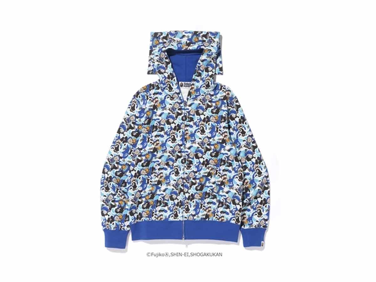 ช้อป BAPE Hattori Kun Camo Zip Hoodie Blueของแท้ที่ SASOM