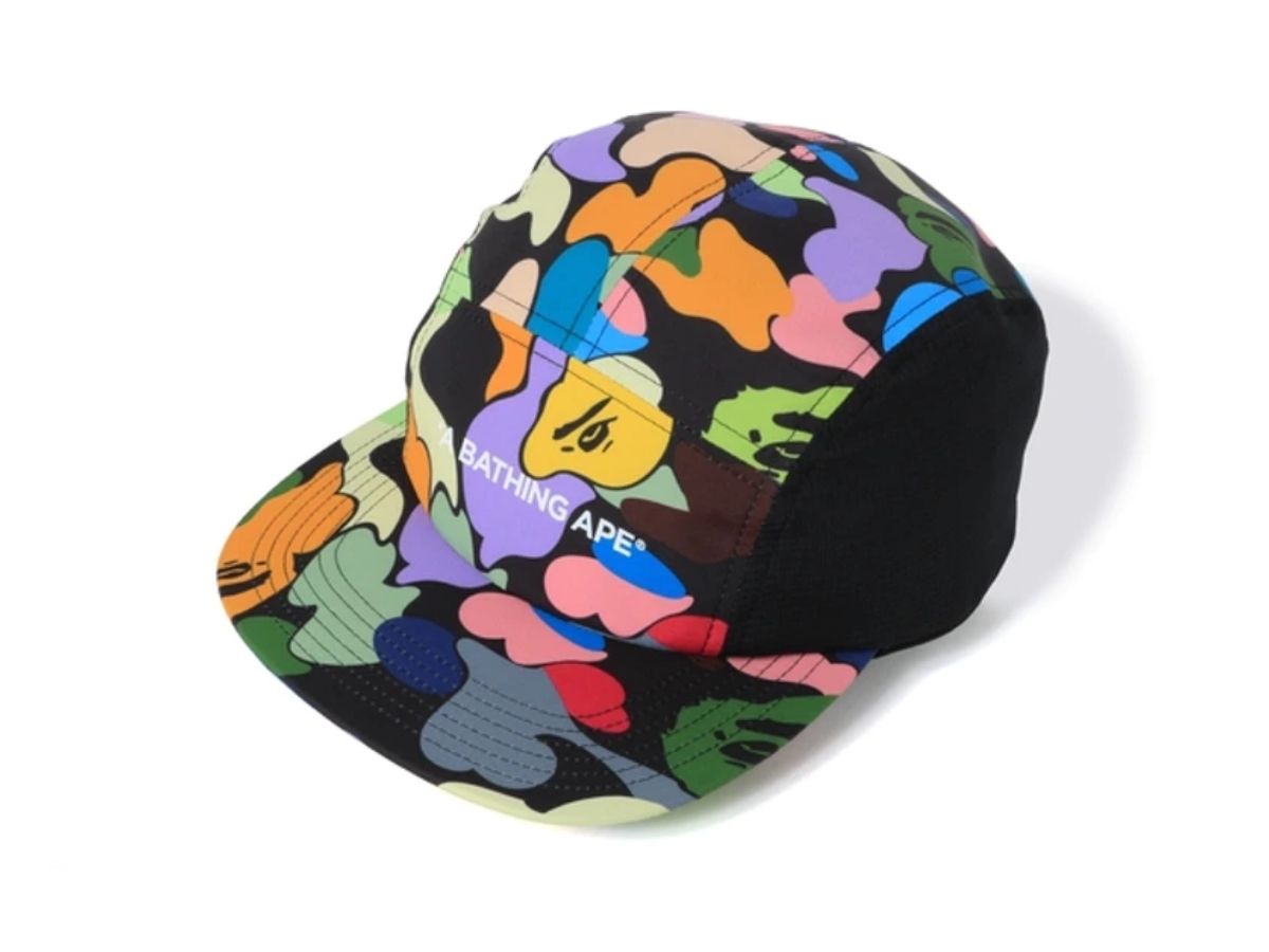 BAPE Multi Camo Jet Cap Black Shop Authentic at SASOM