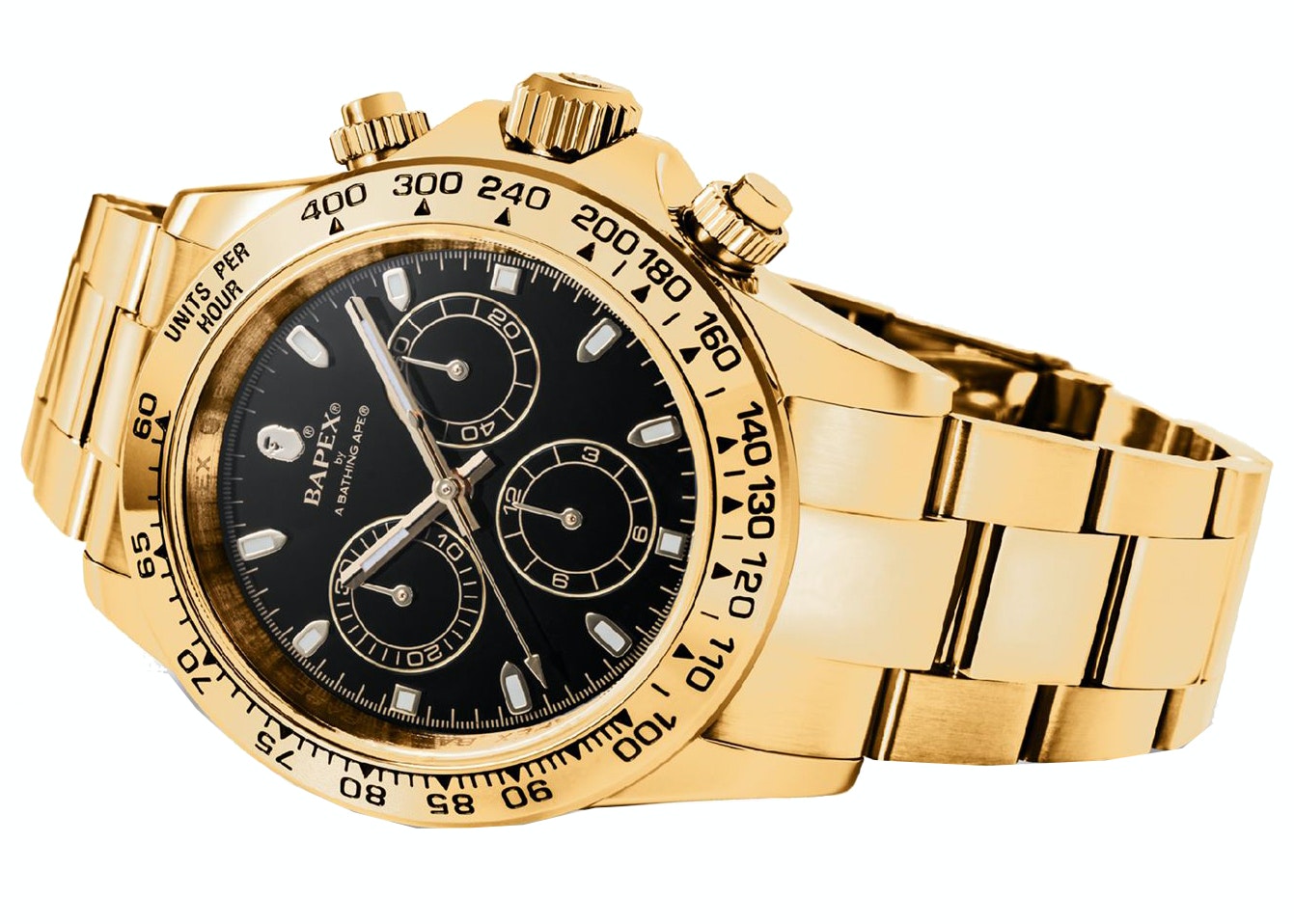 BAPE Type 4 BAPEX Watch Gold/Black Shop Authentic at SASOM