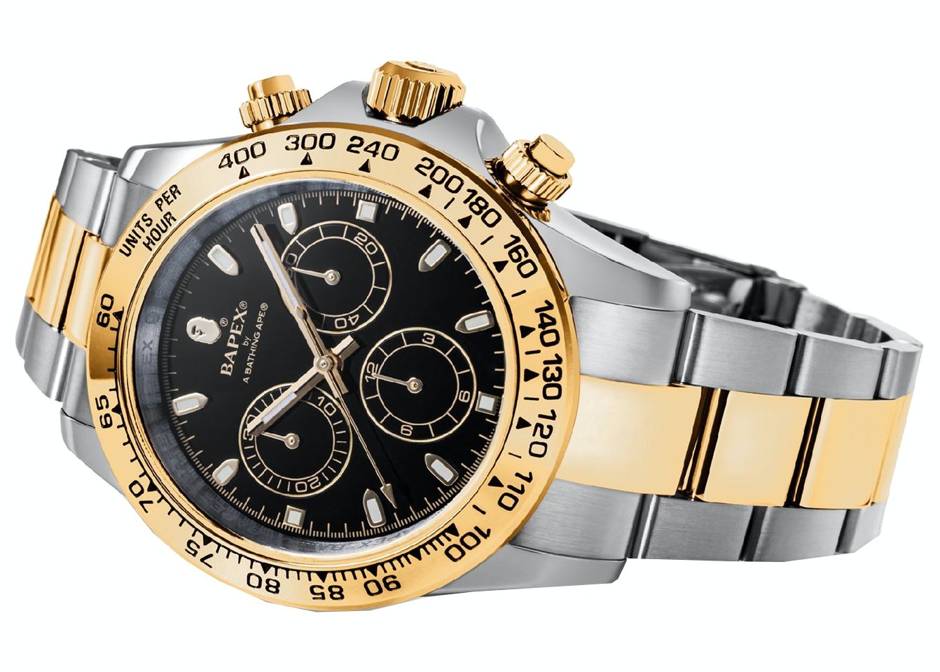 BAPE Type 4 BAPEX Watch Silver/Gold Shop Authentic at SASOM