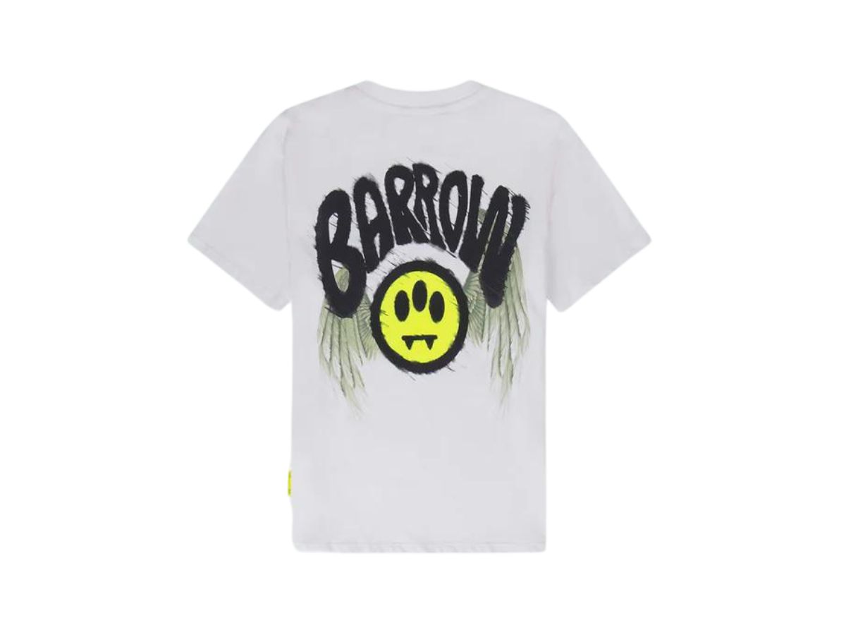 Barrow Jersey T-Shirt With Graffiti Print Off White | ของแท้