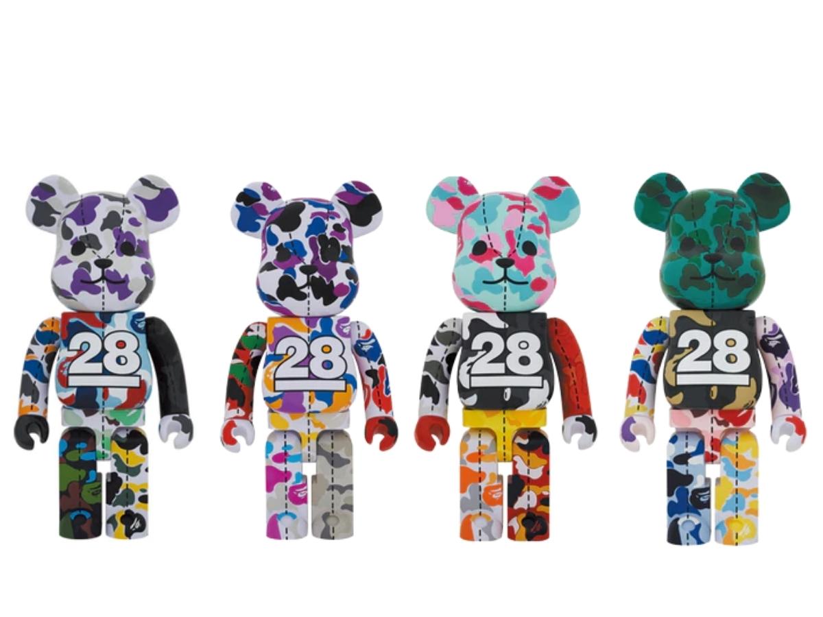 BE@RBRICK BAPE(R) Camo Anniversary Multi 400% | ของแท้