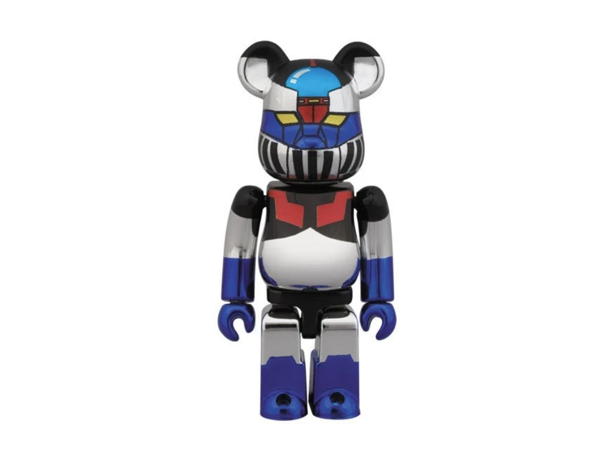 BE@RBRICK Mazinger Z Silver Chrome Plated Version 100%