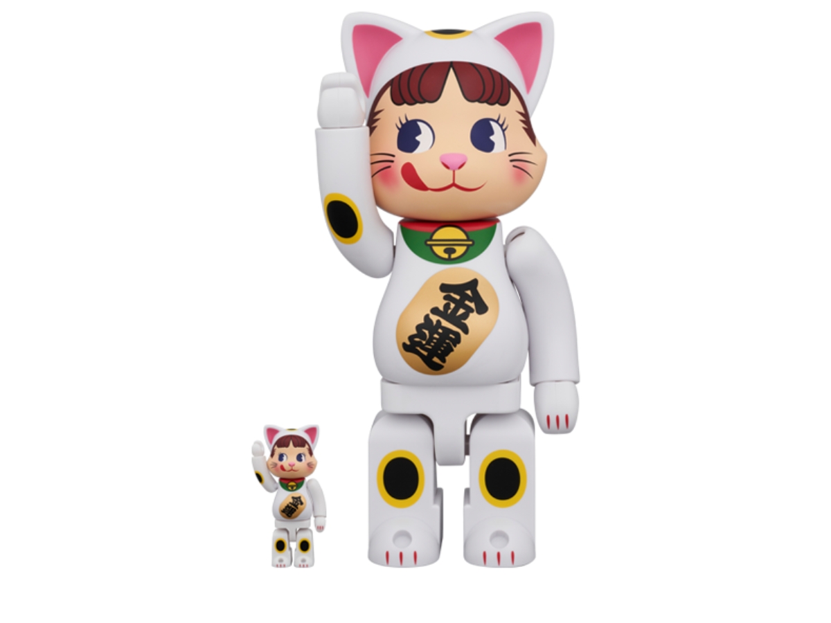 BE@RBRICK Ny@Brick Maneki Neko Peko-Chan 100% & 400%