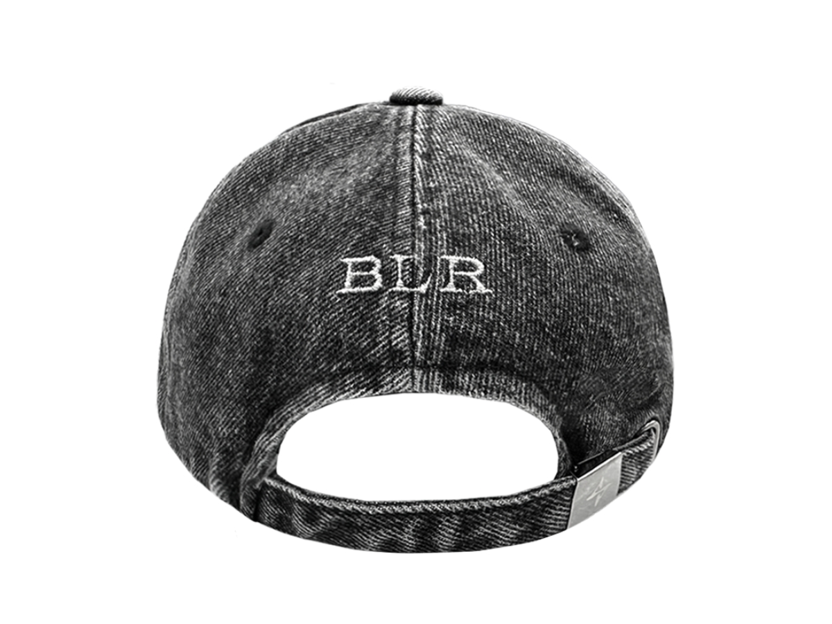 BLR Grunge Denim Cap Black White Shop Authentic at SASOM