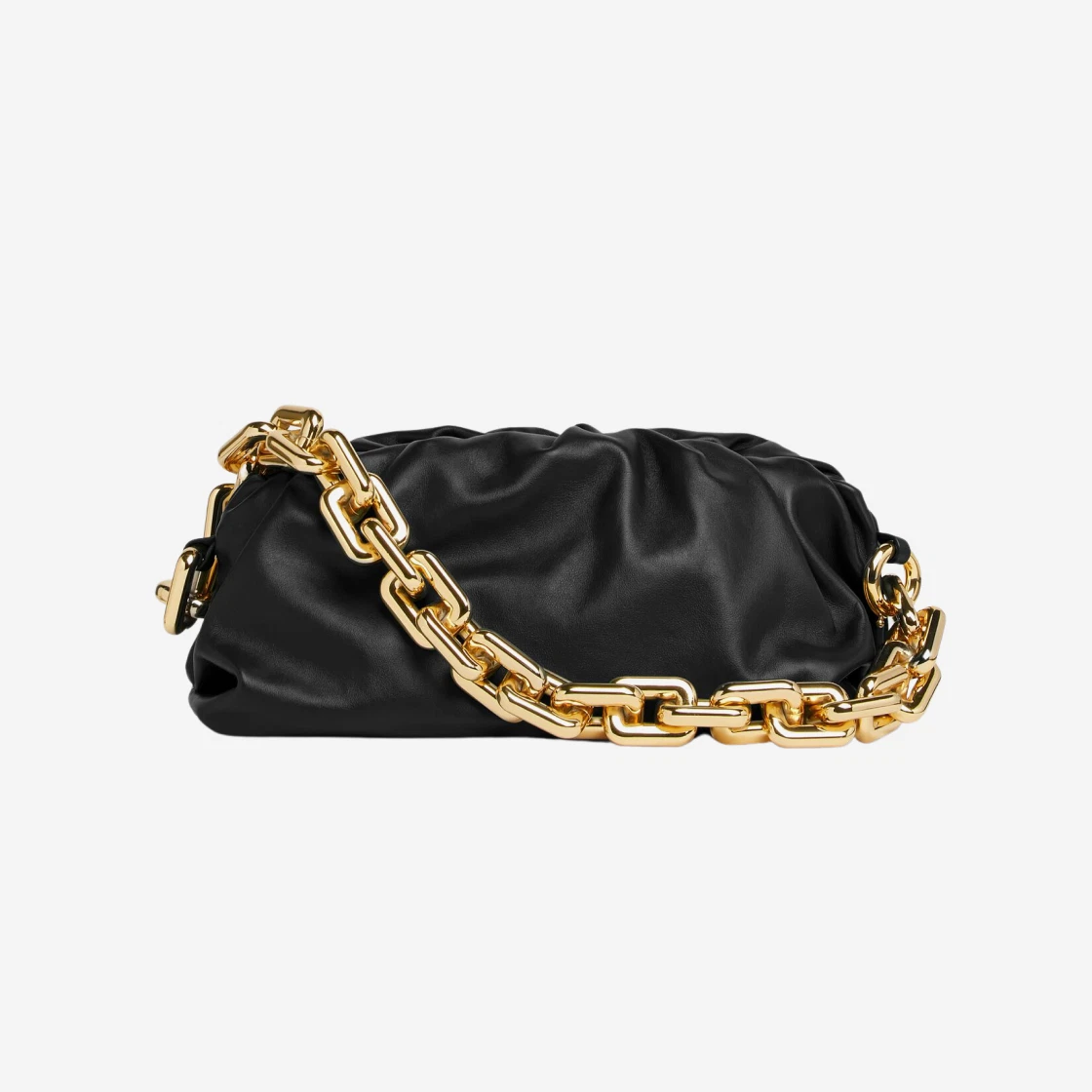Bottega Veneta Chain Pouch Black Shop Authentic at SASOM