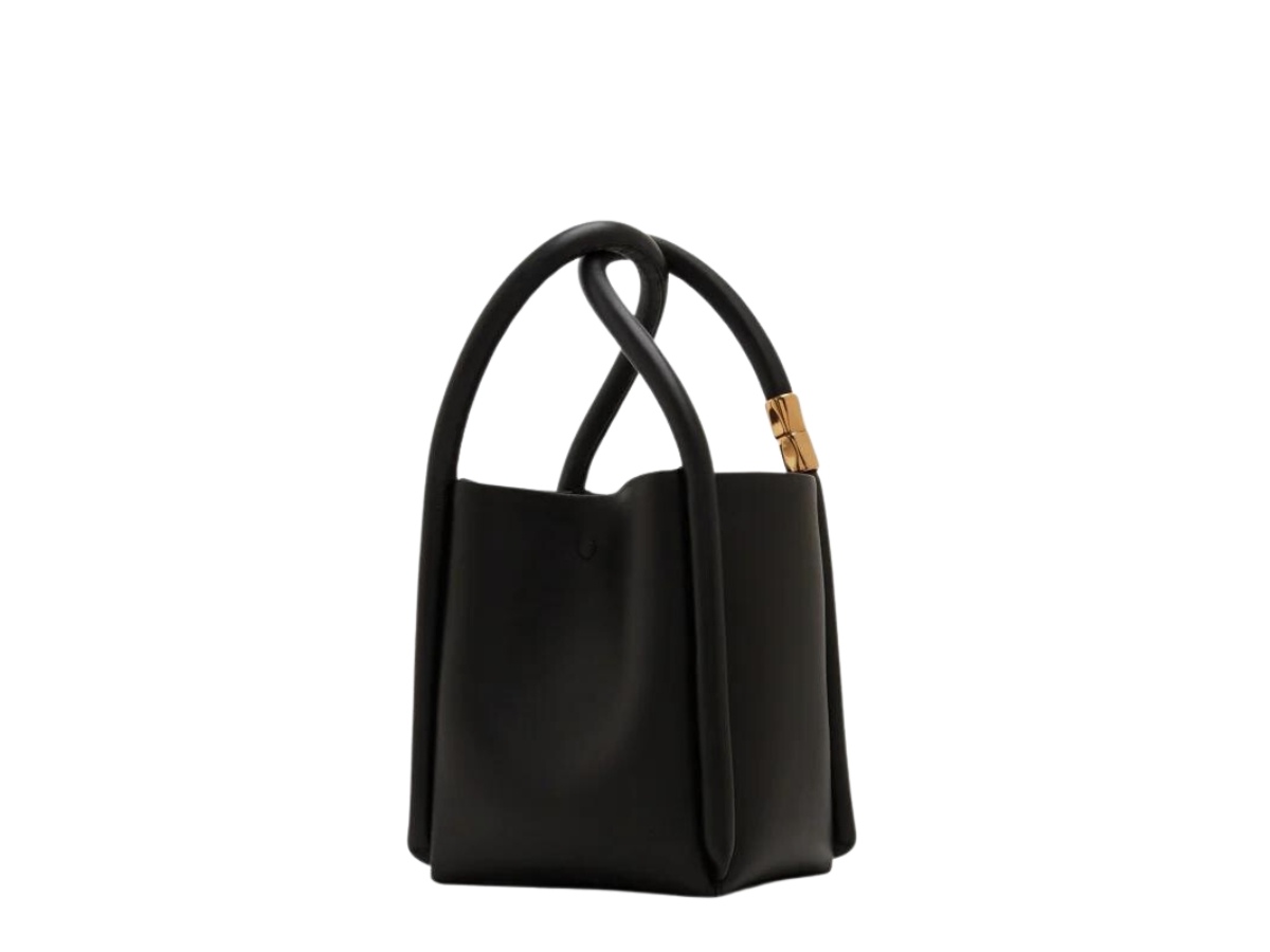 SASOM | bags Boyy Lotus 12 In Calfskin Leather With Gold Hardware Black ...