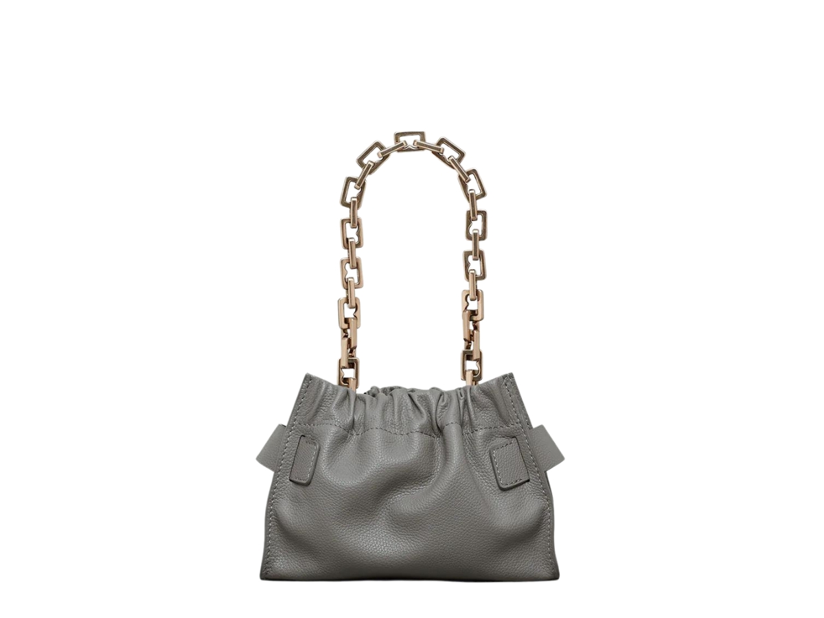 Boyy Square Scrunchy Soft B Chain In Calfskin Mini Leather Metal and ...