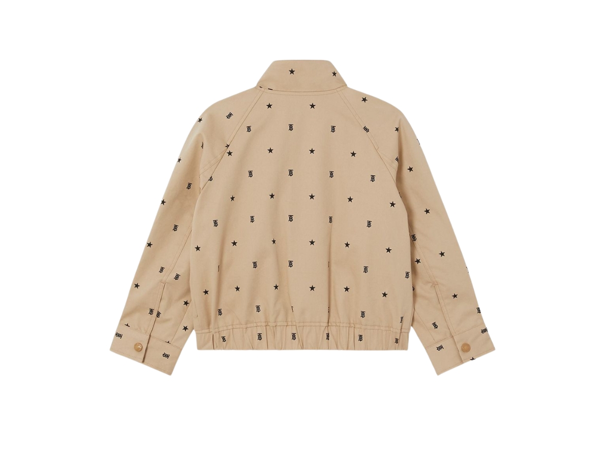 SASOM | apparel Burberry Kids Reversible Monogram Jacket Sand Brown ...