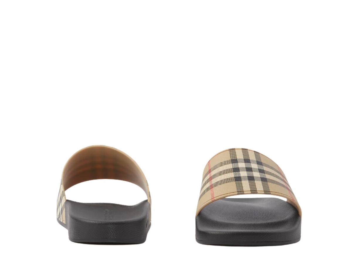 Burberry Vintage Check Print Slides Archive Beige | SASOM