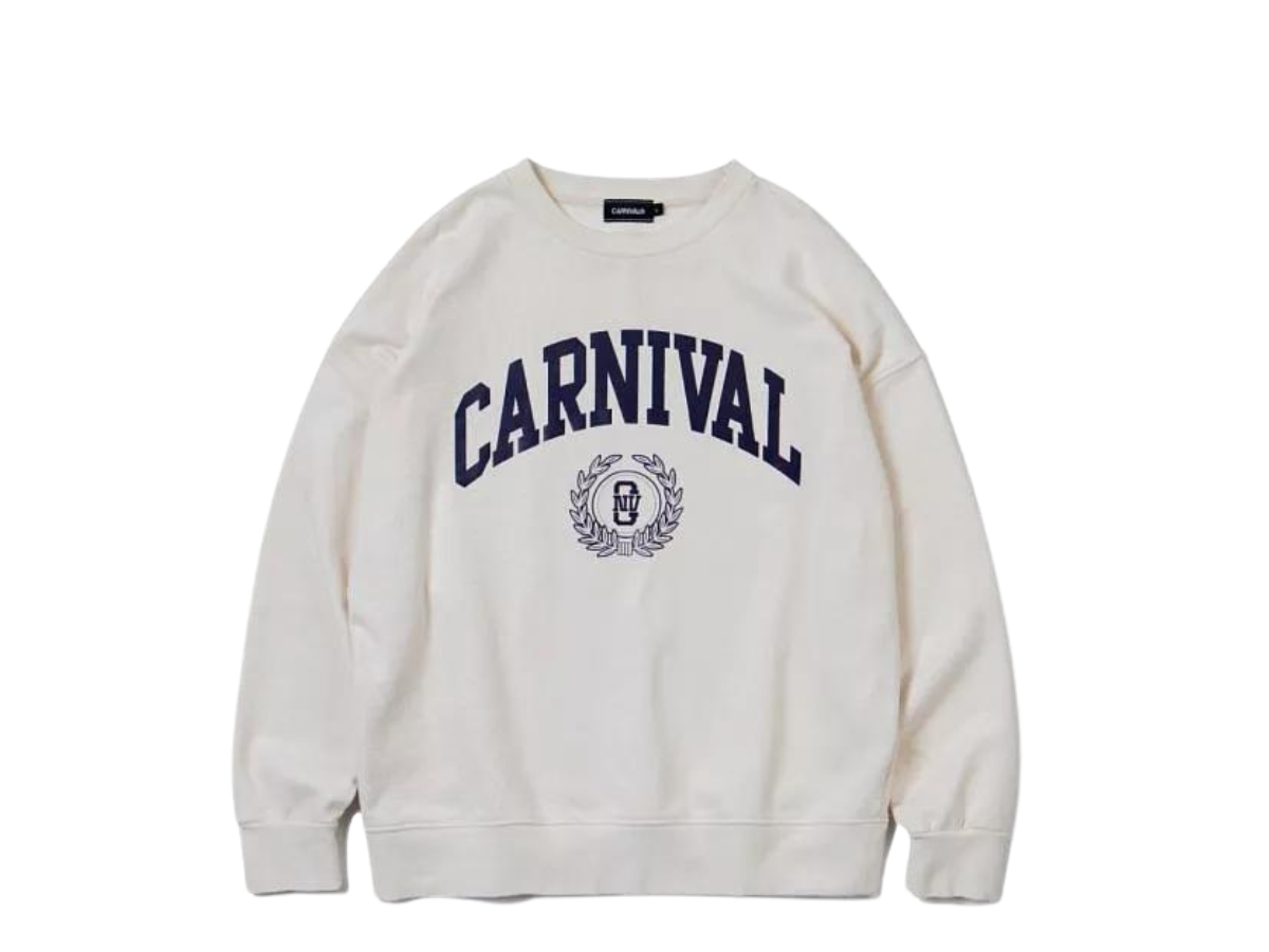 ช้อป Carnival Academy Crewneck Cream SS23ของแท้ที่ SASOM