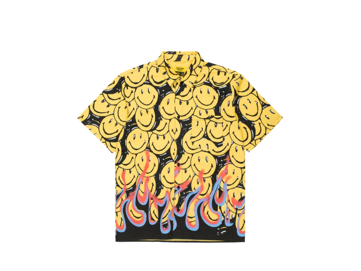 SASOM | เสื้อผ้า Carnival Chinatown Market Smiley Flames SS Shirt Black ...