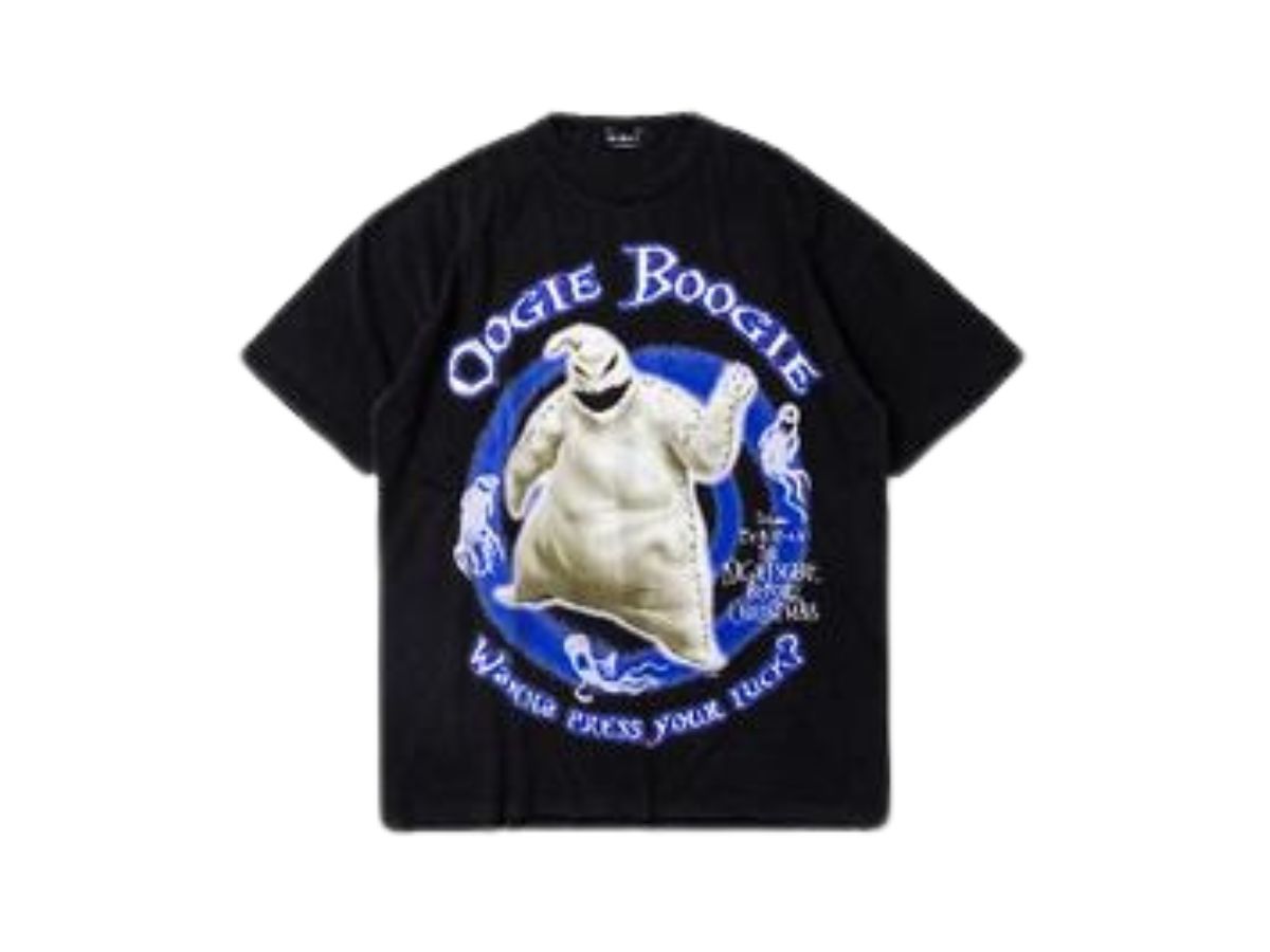 Carnival Oversized Washed Oogie Boogie T-Shirt Black