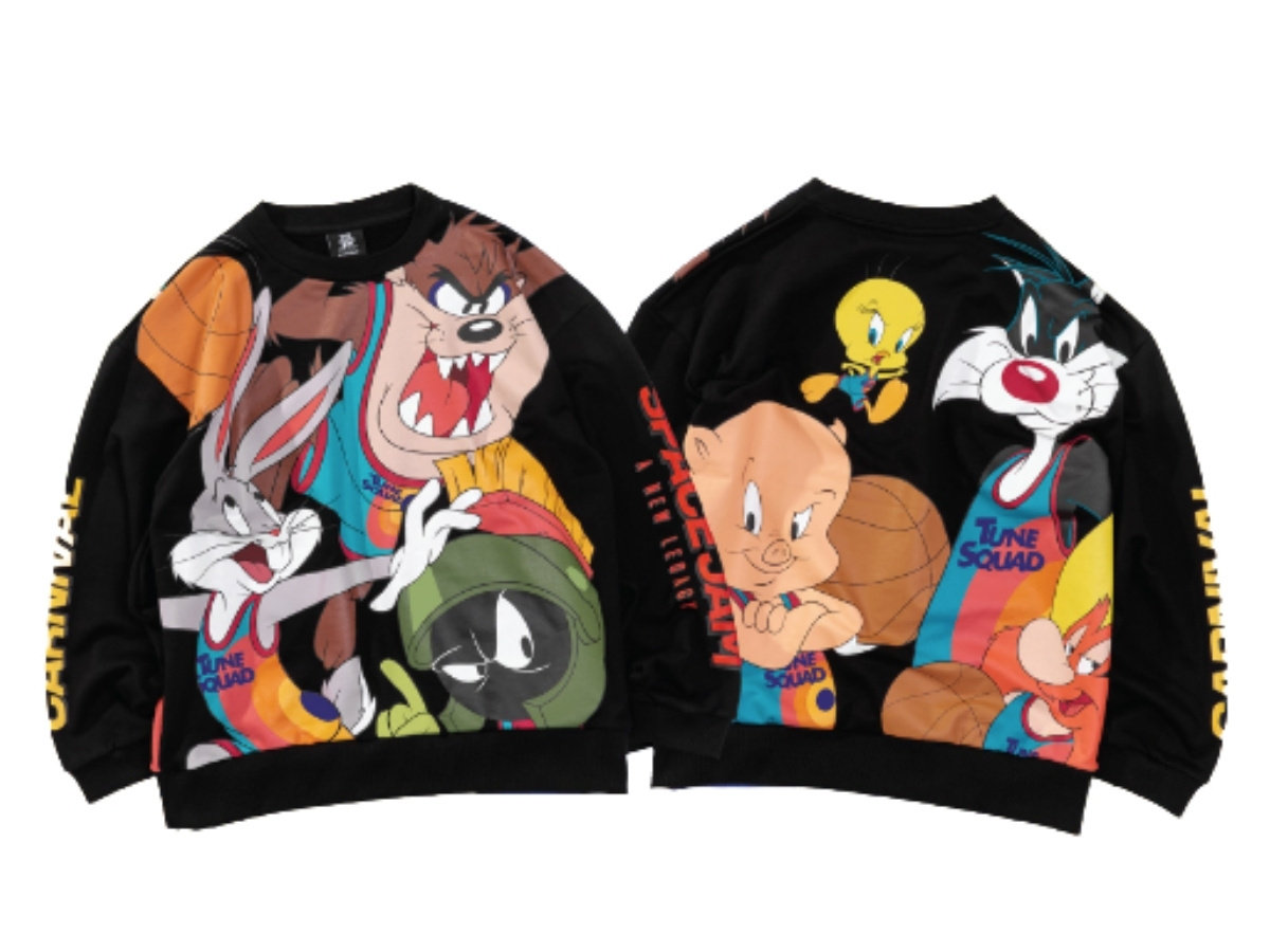 Carnival Space Jam A New Legacy Ready To Jam Crewneck