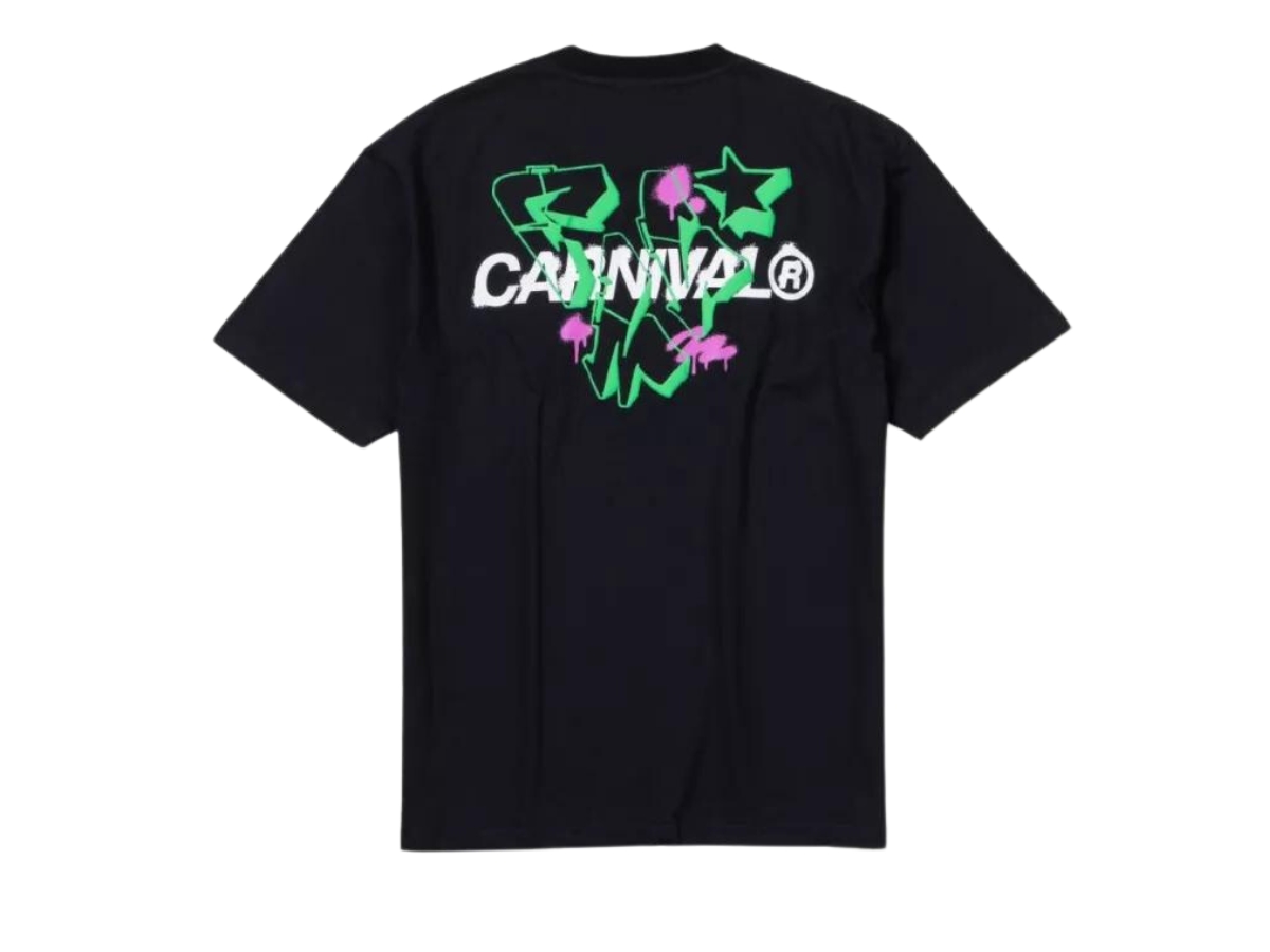 Buy Carnival Spray Paint T-Shirt Black SS23 | SASOM