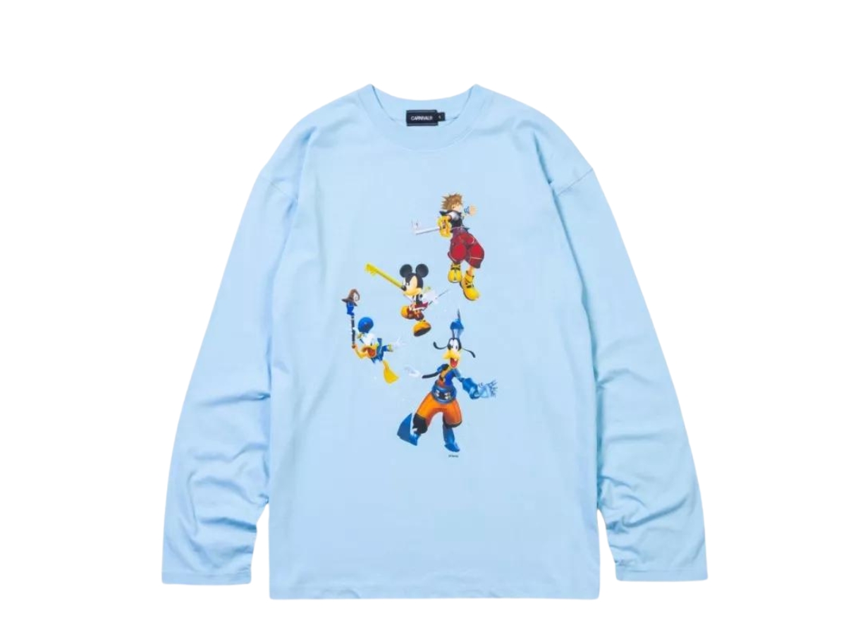 Carnival x Kingdom Hearts & Friends Magic LS T-Shirt Blue