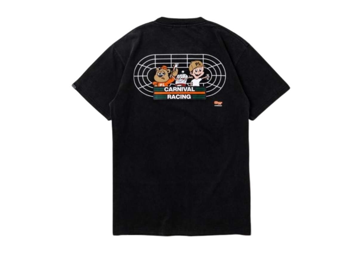 Carnival X Plastic Lab Racing Circuit T -Shirt Black