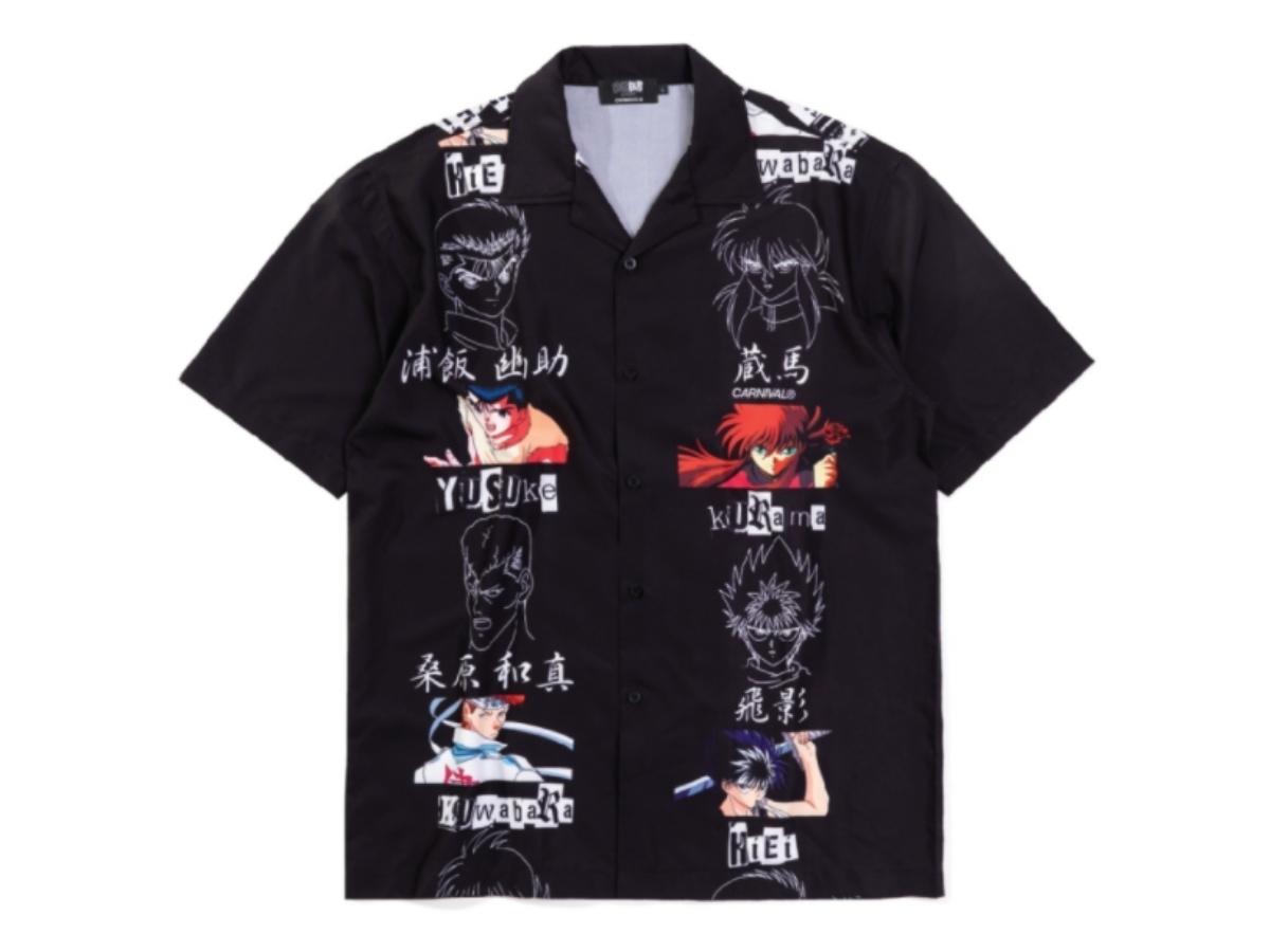 Carnival X Yuyu Hakusho Team Yusuke Hawaii Shirt Black (Drop 1)