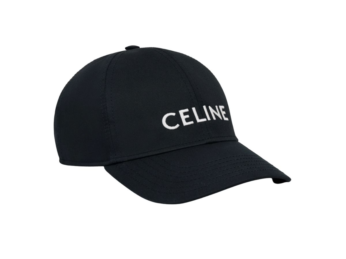 ช้อป Celine Baseball Cap In Cotton Blackของแท้ที่ SASOM