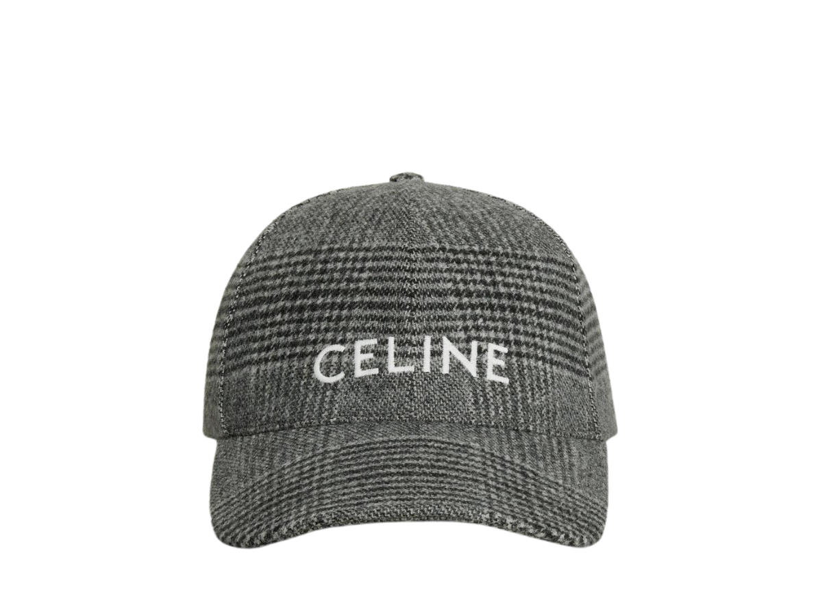 SASOM | เครื่องประดับ Celine Baseball Cap In Wool Gris-Noir เช็คราคาล่าสุด
