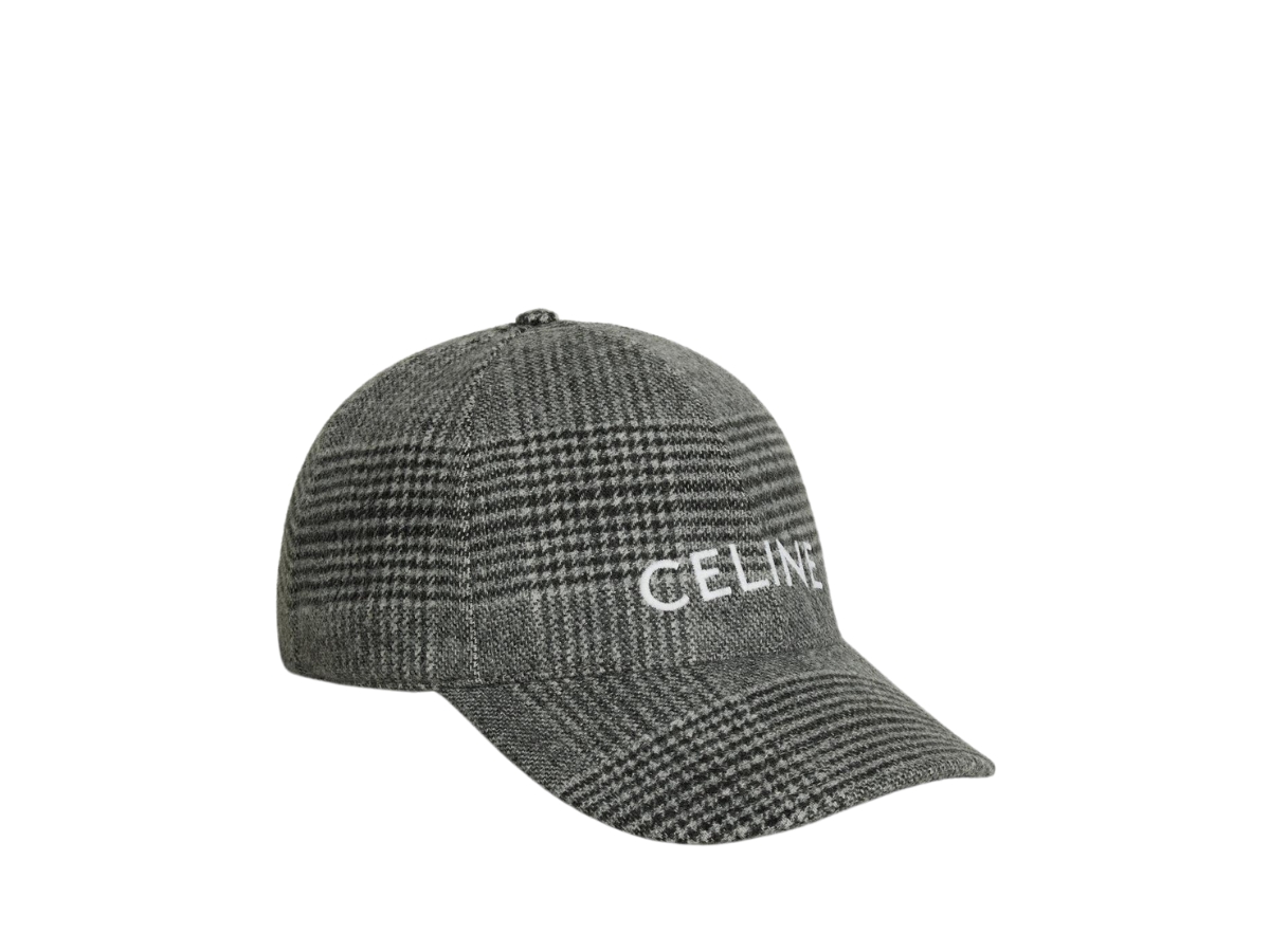 SASOM | เครื่องประดับ Celine Baseball Cap In Wool Gris-Noir เช็คราคาล่าสุด