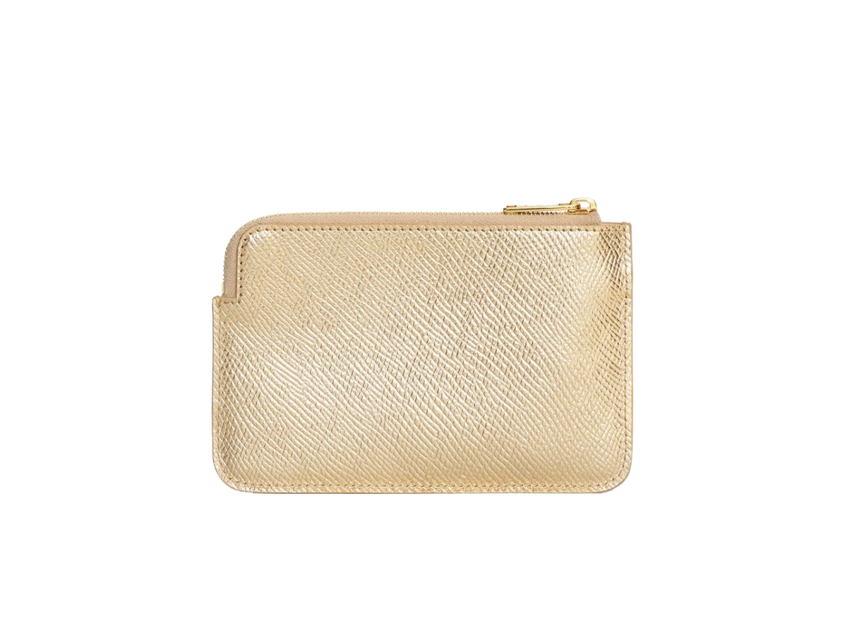 SASOM | กระเป๋า Celine Coin And Card Pouch In Leather With Gold ...