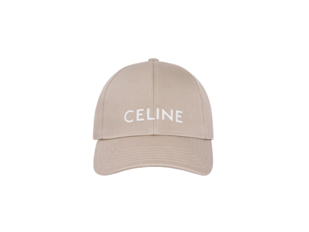 Buy Celine Cotton Baseball Cap British Beige | SASOM