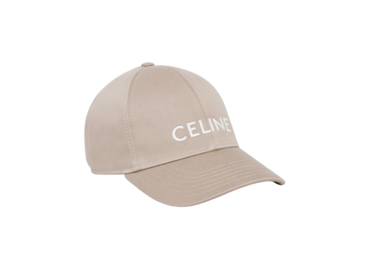 Buy Celine Cotton Baseball Cap British Beige | SASOM