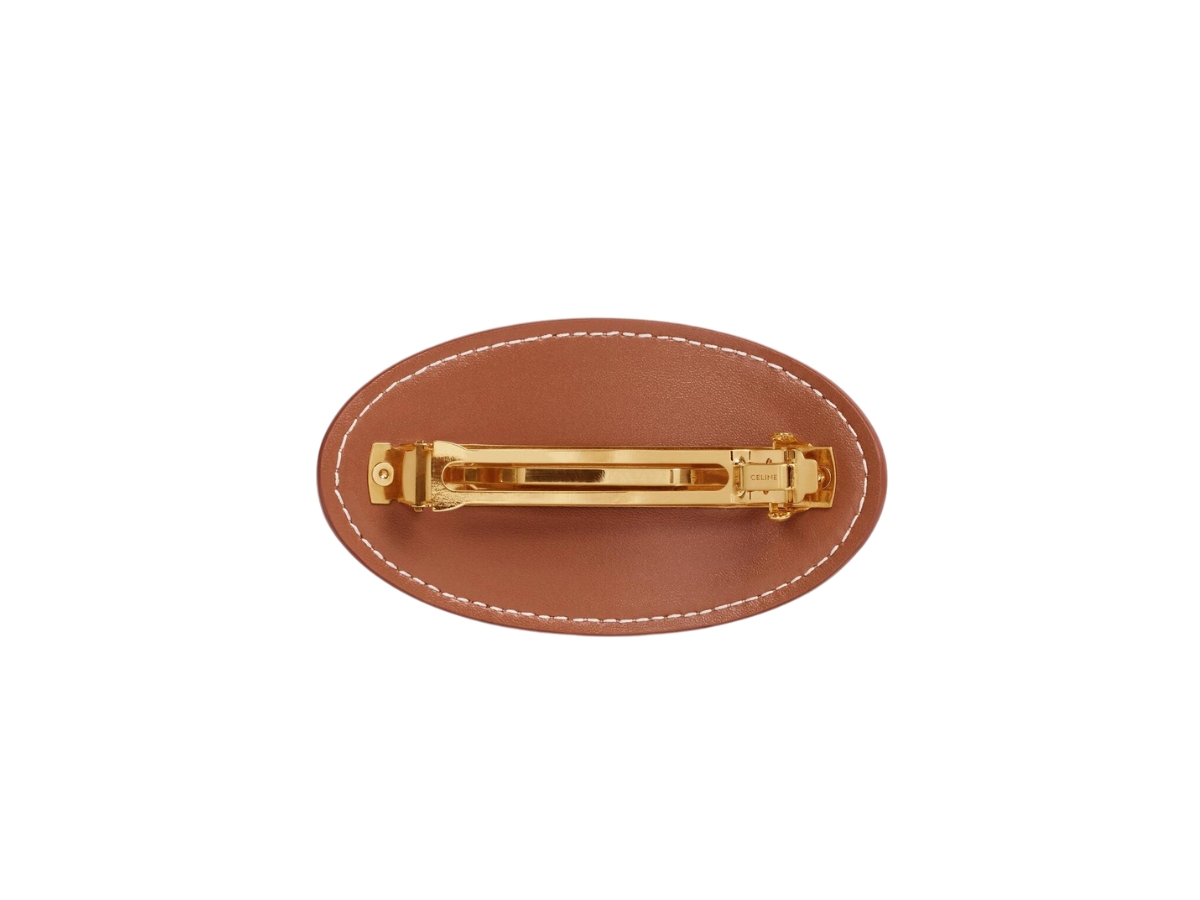 SASOM | เครื่องประดับ Celine Cuir Triomphe Hair Clip In Calfskin And ...