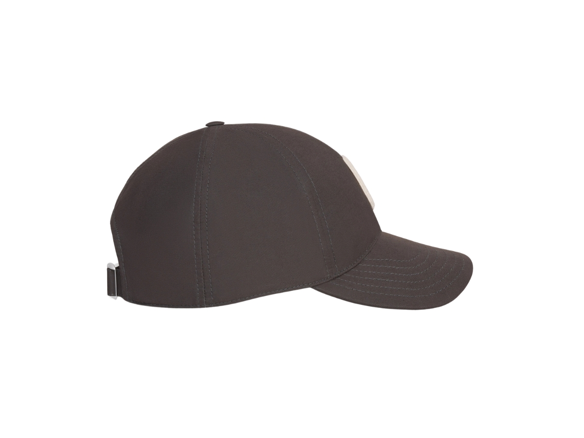 Celine Initial Baseball Cap In Cotton Dark Ebene | ของแท้