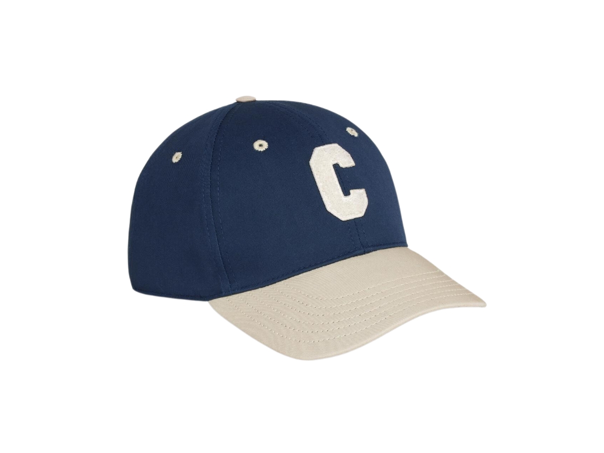 SASOM | เครื่องประดับ Celine Initial Baseball Cap In Cotton Navy-Beige ...