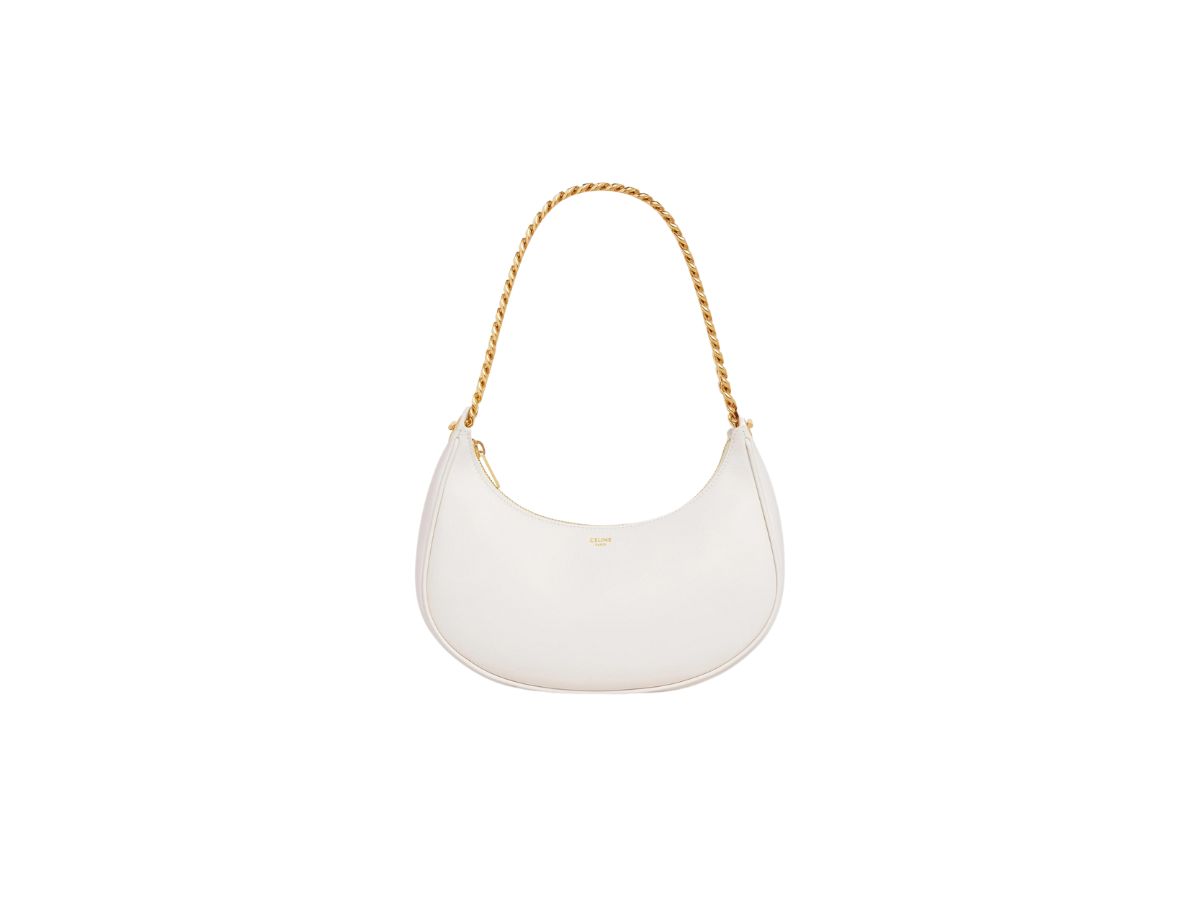 Buy Celine Medium Ava Chain In Smooth Calfskin Rice | SASOM