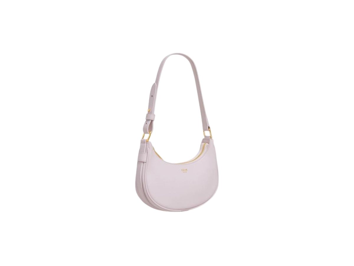 Celine Mini Ava In Smooth Calfskin With Gold Finishing Peony