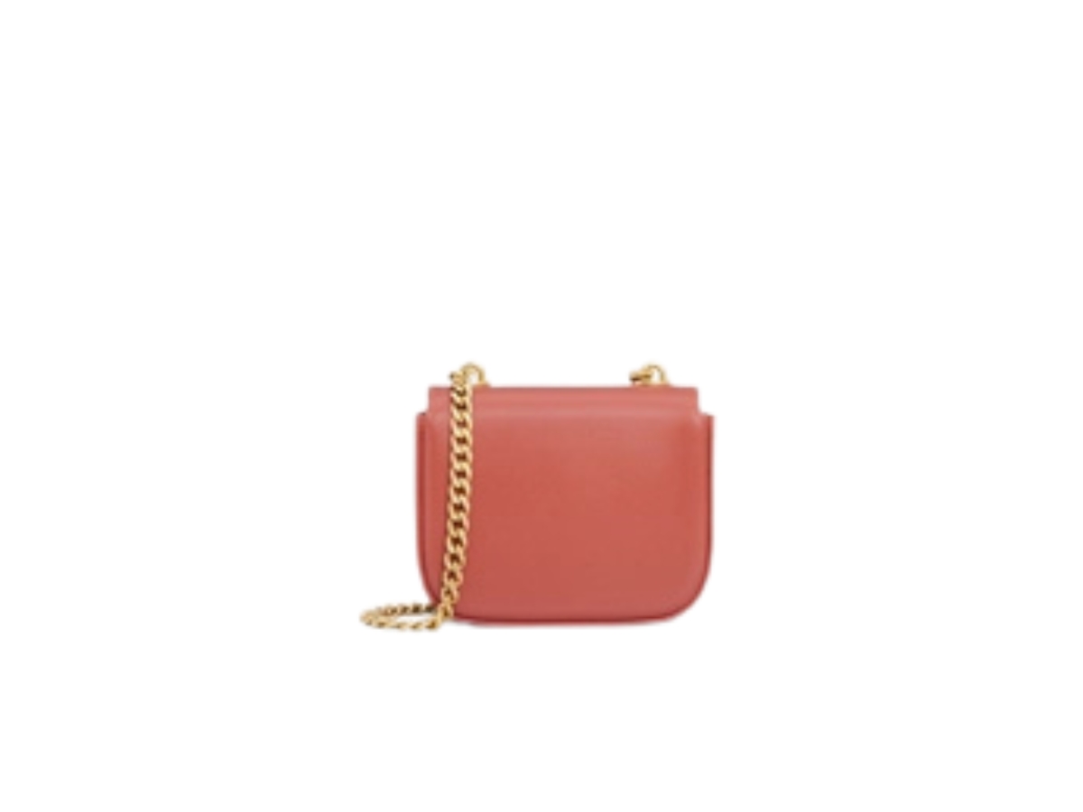 Celine Mini Chain Claude In Shiny Calfskin With Gold Finishing Hardware ...