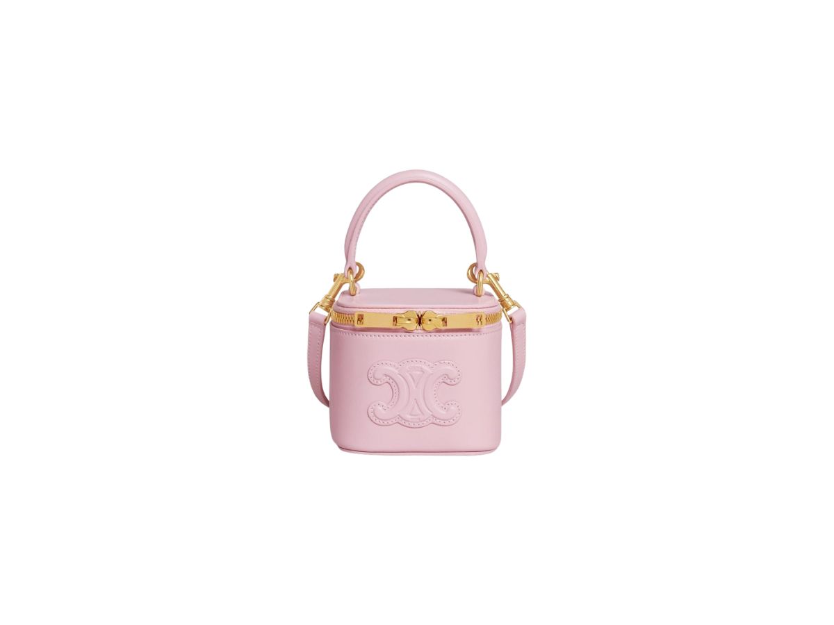 SASOM | กระเป๋า Celine Mini Vanity Case In Smooth Calfskin Light Pink ...