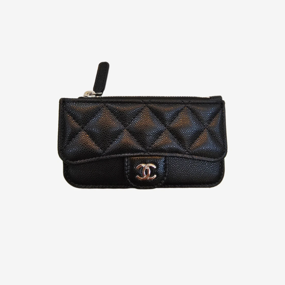 ช้อป Chanel Classic Zipped Card Holderของแท้ที่ SASOM